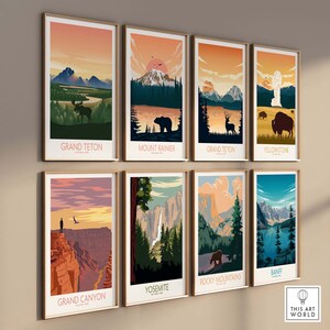 Grand Teton National Park Art Print | National Park Poster | Gift Idea ...