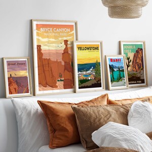 Bryce Canyon Print | National Park Poster Utah | Travel Poster | Framed ...