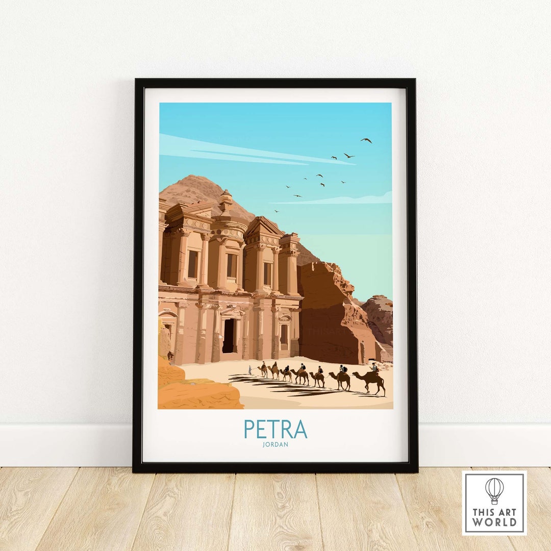 Petra Wall Art Print | Jordan Poster - Etsy