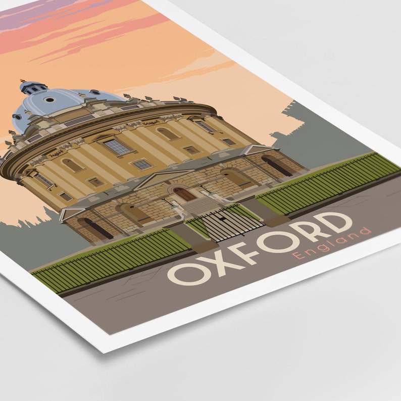 Oxford Print Oxford Poster Wall Art Oxford Gift Idea | Etsy