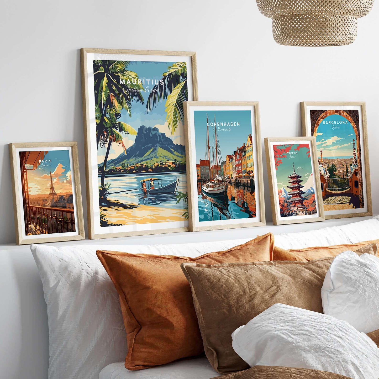 Mauritius Wall Art Gift House Decoration Beach Poster Print Mauritius ...