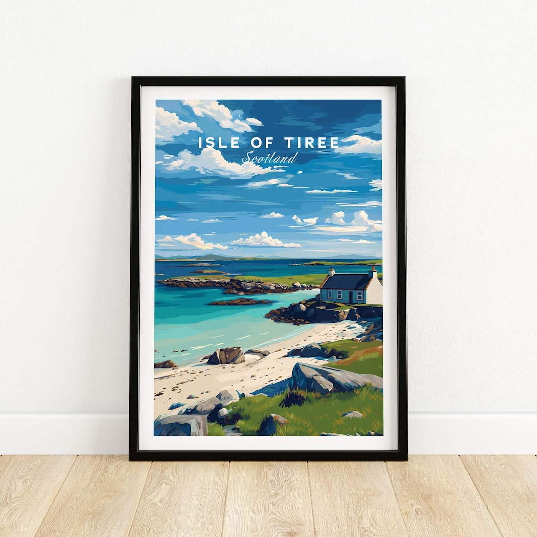 Isle of Tiree Print: Hebridean Island Coastal Wall Art - Etsy UK