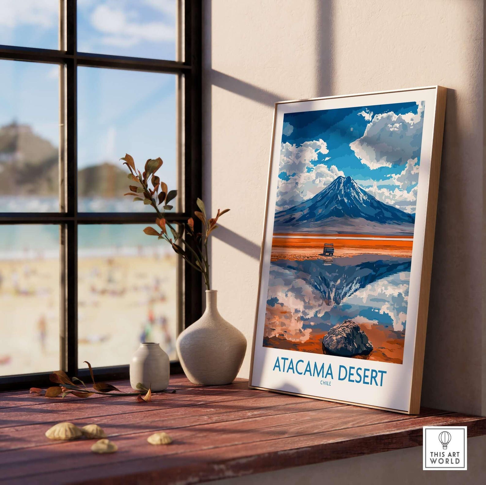 Atacama Desert Poster Travel Print Wall Art Atacama Desert Home Décor ...