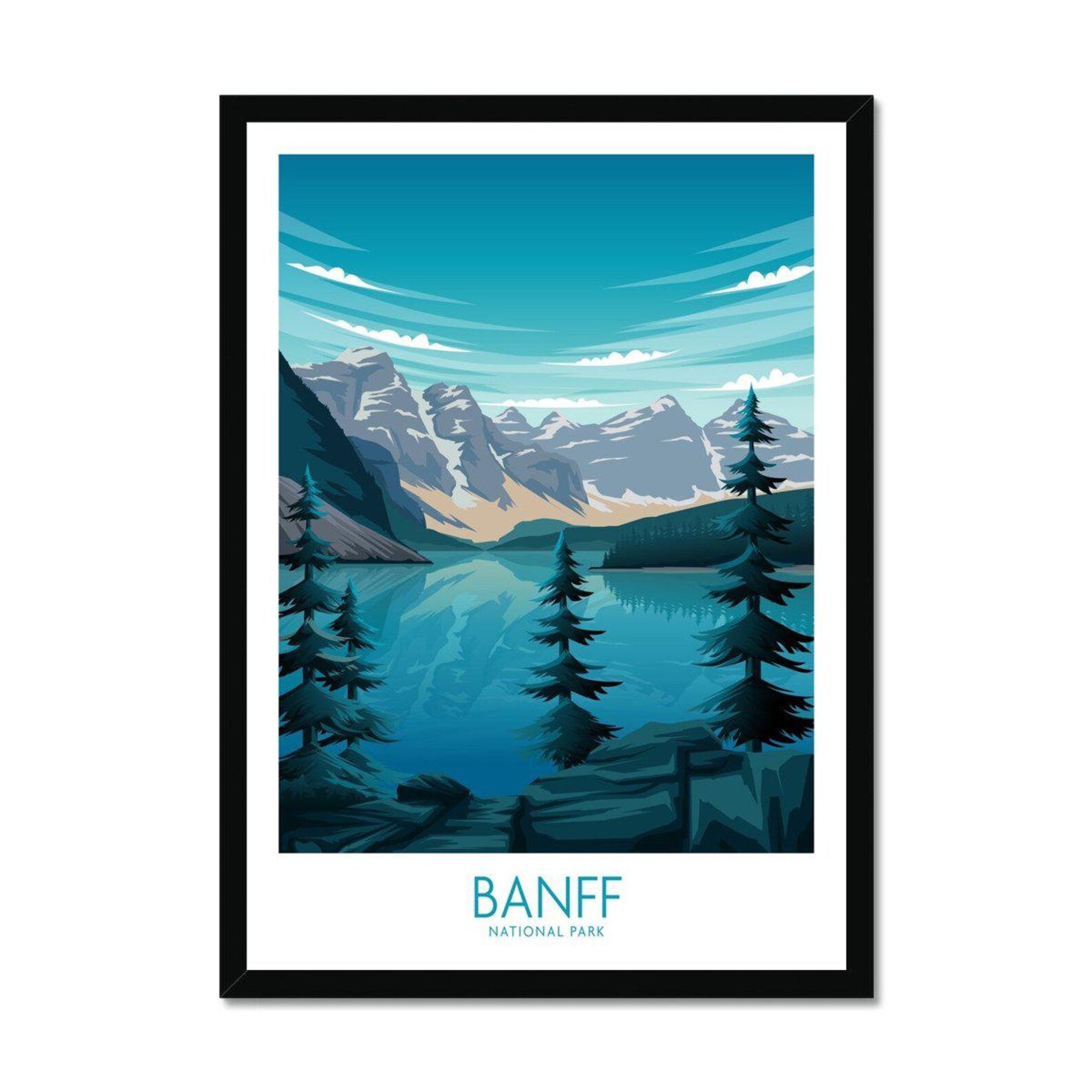 Banff National Park Print Canada Poster Banff Wall Art | Etsy