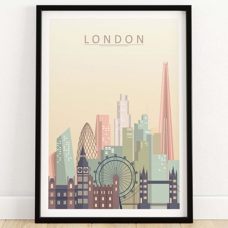 London Print - Etsy