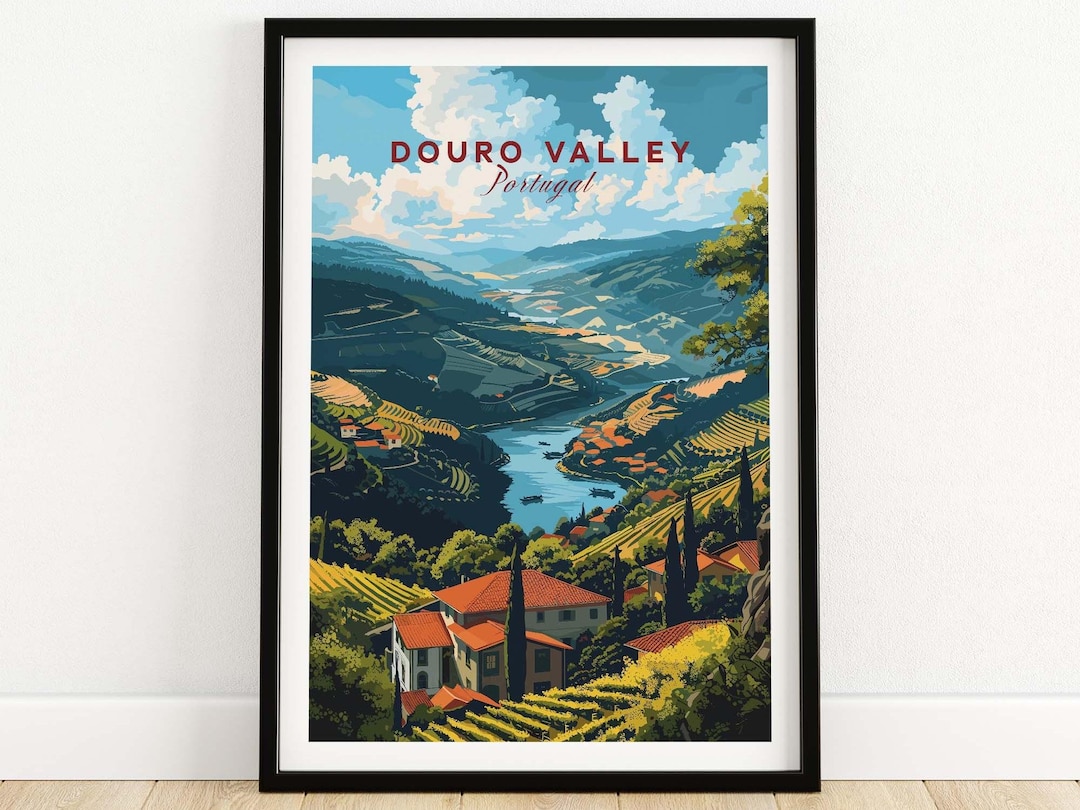 Douro Valley Wall Art Wall Art Print Travel Print | Home Décor Poster ...