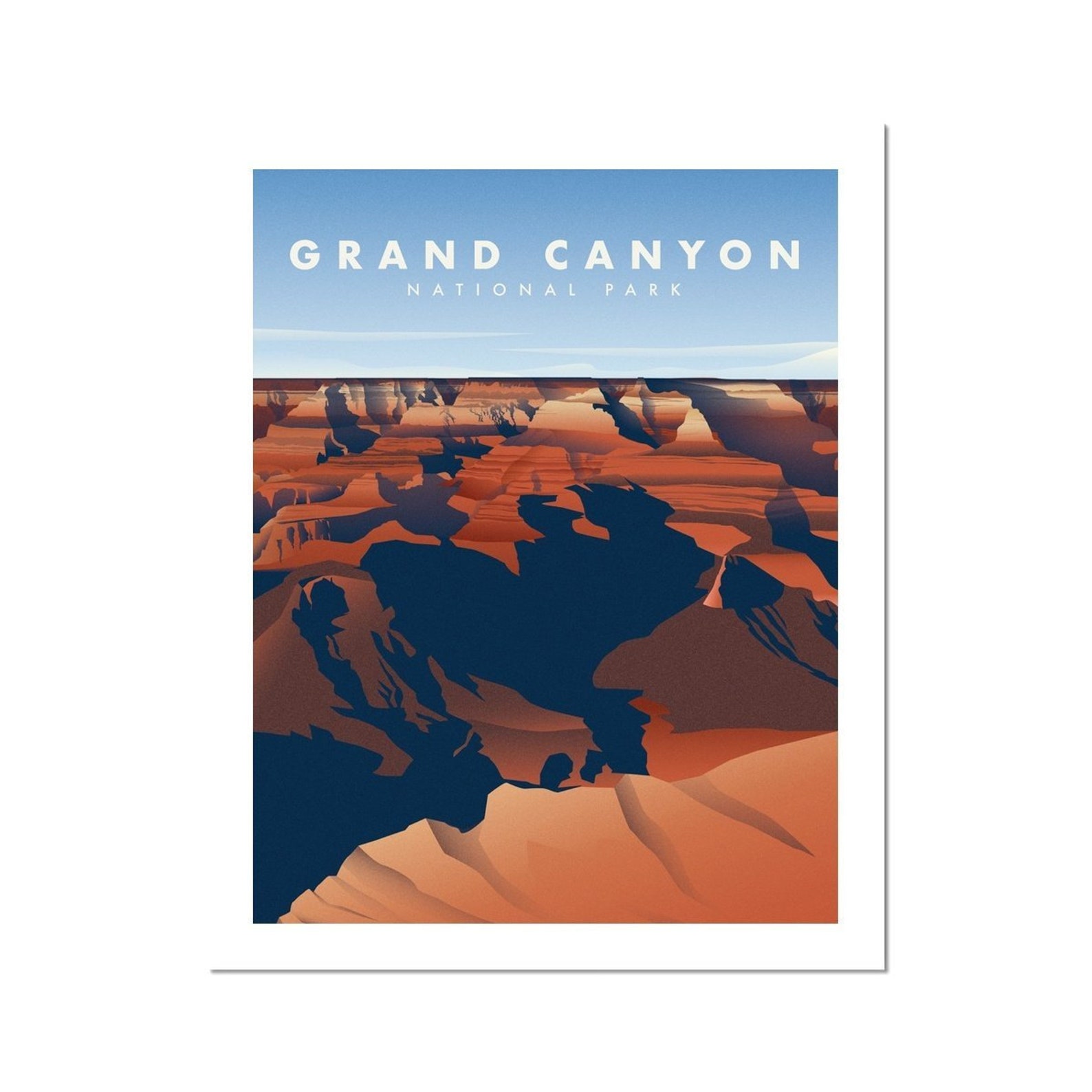Grand Canyon Print National Park Poster Wall Art Home | Etsy