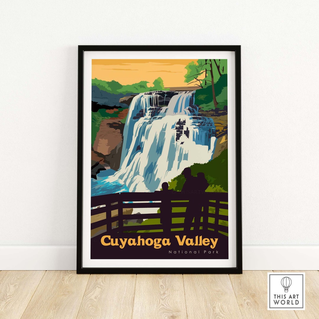 Cuyahoga Valley National Park Poster National Park Prints Cuyahoga Wall ...