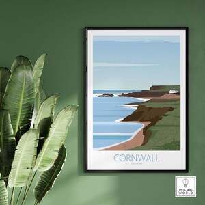 Cornwall Poster Print Wall Art | Cornish Coastal Artwork | Cornwall ...