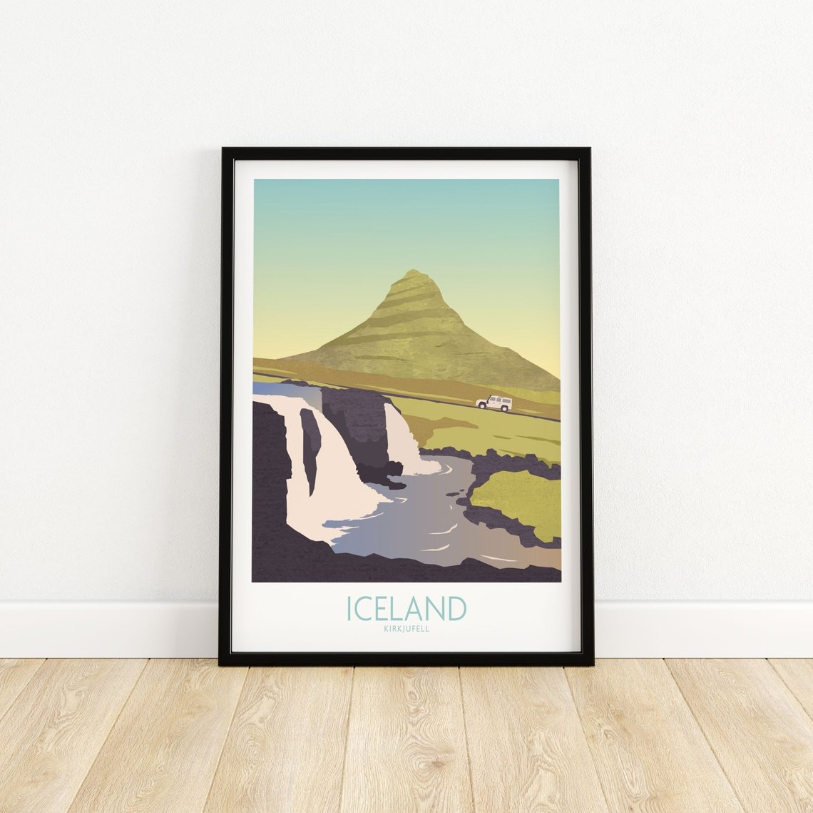 Iceland Print Iceland Travel Poster Iceland Wall Art | Etsy