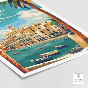 Bari Poster Puglia Wall Art Print Italy Travel Poster Italy Home Decor ...
