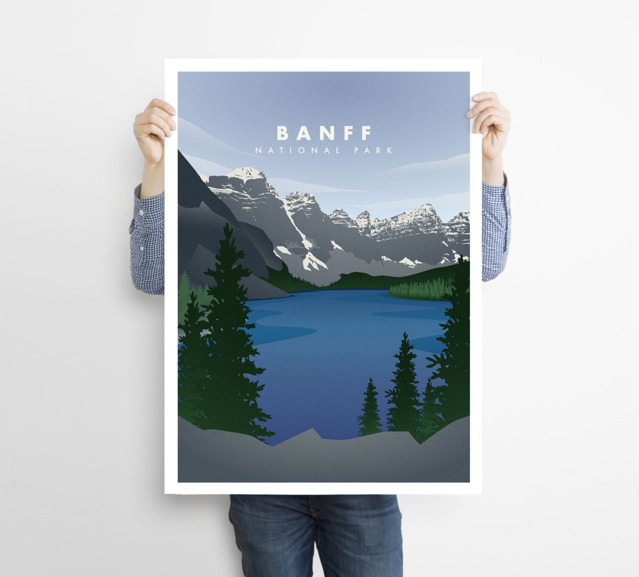 Banff Print National Park Poster Banff Wall Art Canada | Etsy