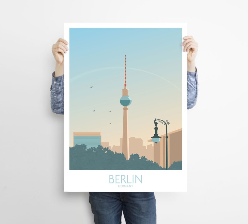 Berlin Poster Print Wall Art Berlin City Home Decor Berlin | Etsy