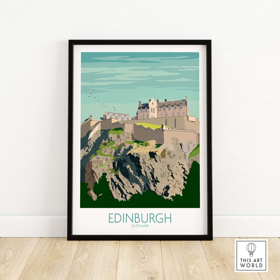 Edinburgh Print Edinburgh Poster Edinburgh Wall Art - Etsy