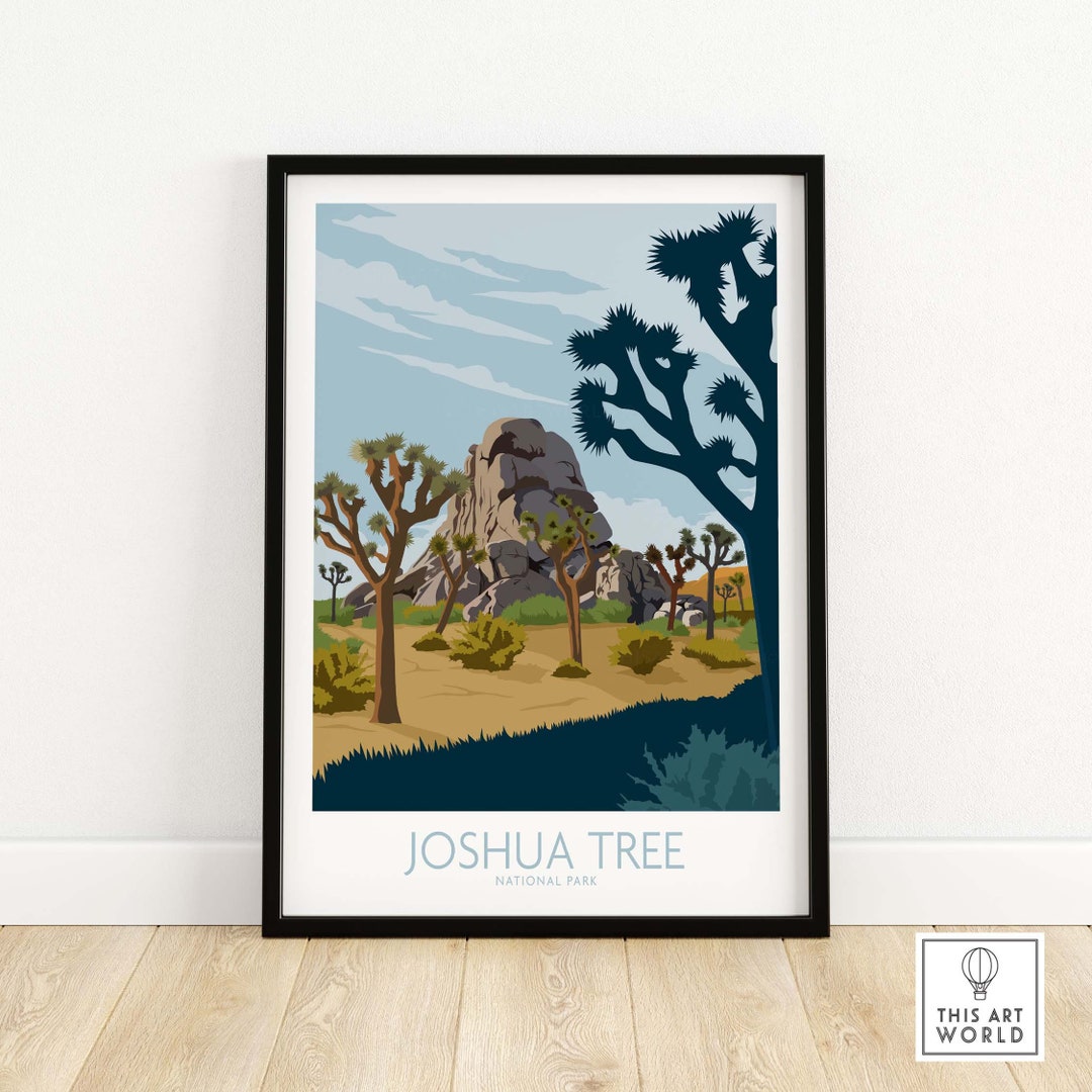 Joshua Tree Park Poster Print | Joshua Tree National Park California ...
