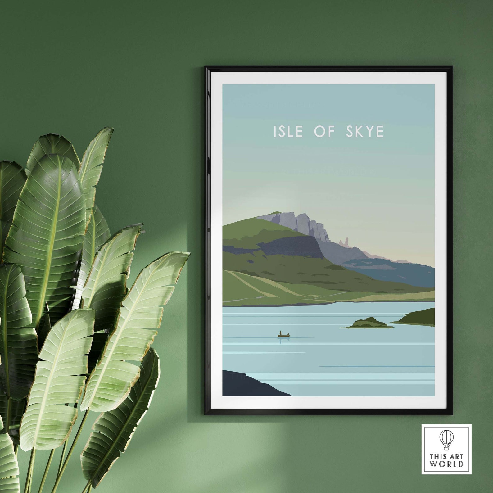 Isle of Skye Print Poster | Scotland Wall Art | Scottish Home Decor ...
