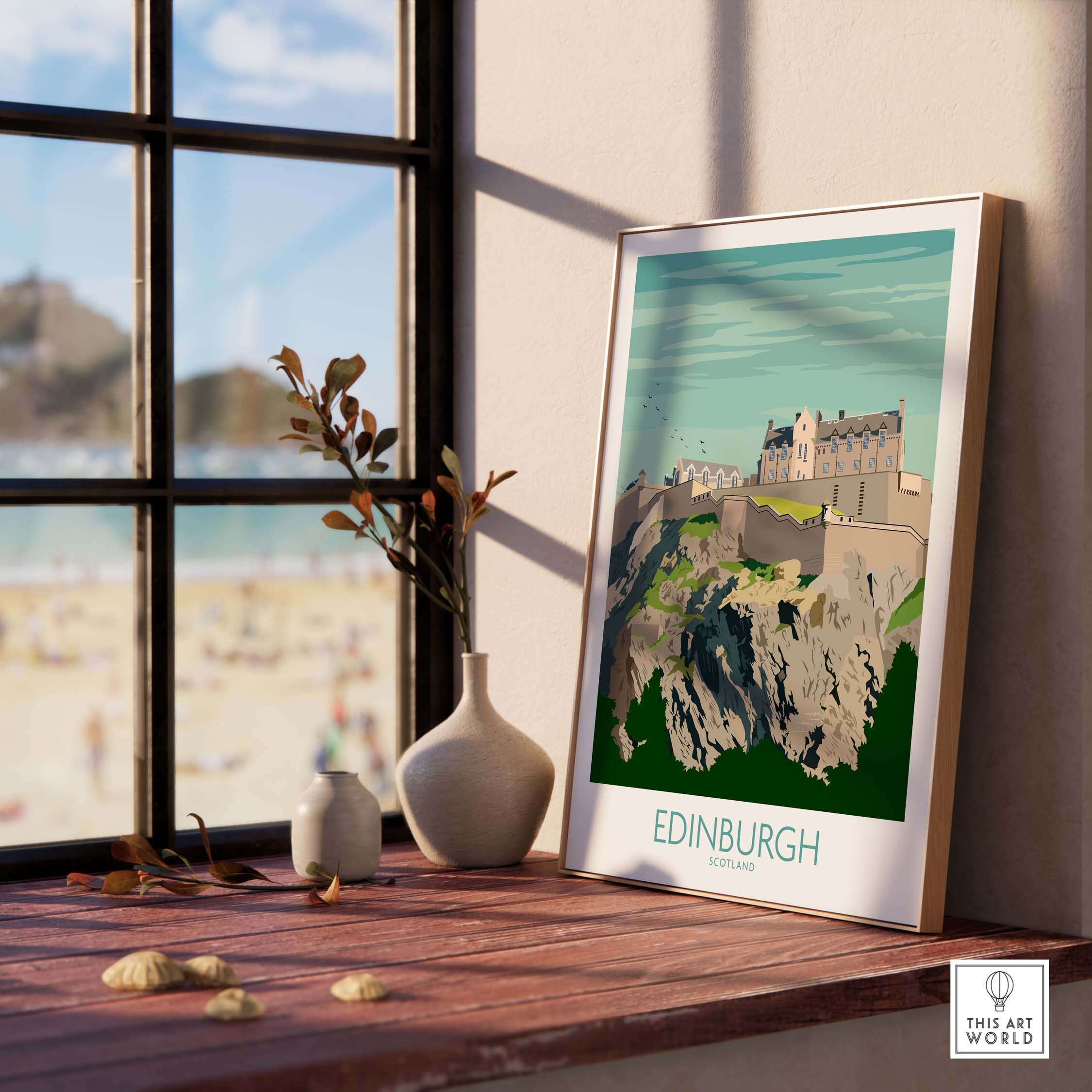 Edinburgh Print | Edinburgh Poster | Edinburgh Wall Art | Scotland ...