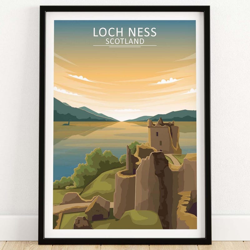 Loch Ness Poster - Etsy