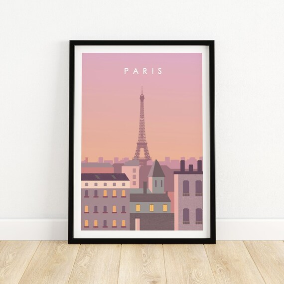 Paris Print Paris France Poster Wall Art Paris Travel - Etsy
