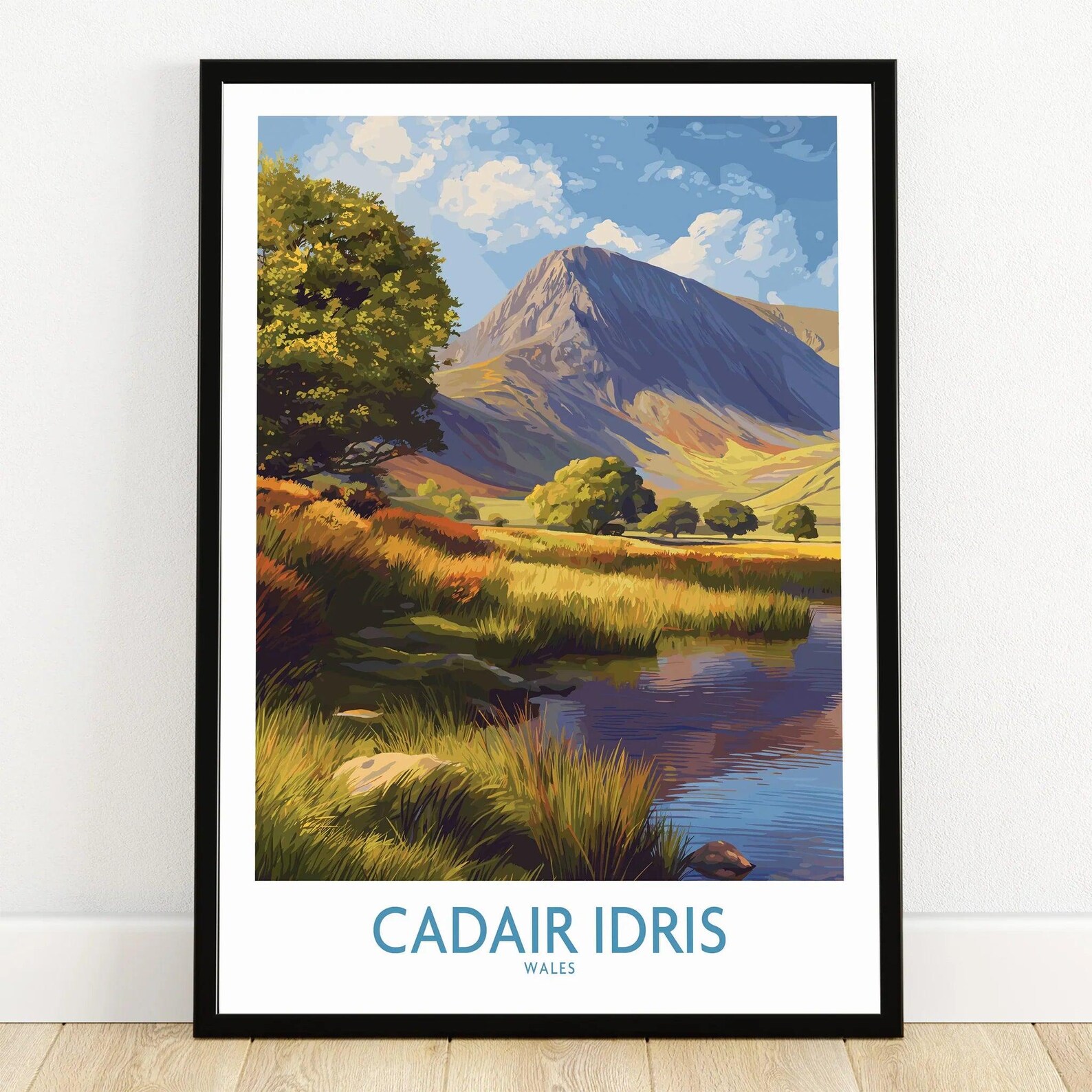 Cadair Idris Poster: Autumn Colors - Welsh Mountain Wall Art - Etsy
