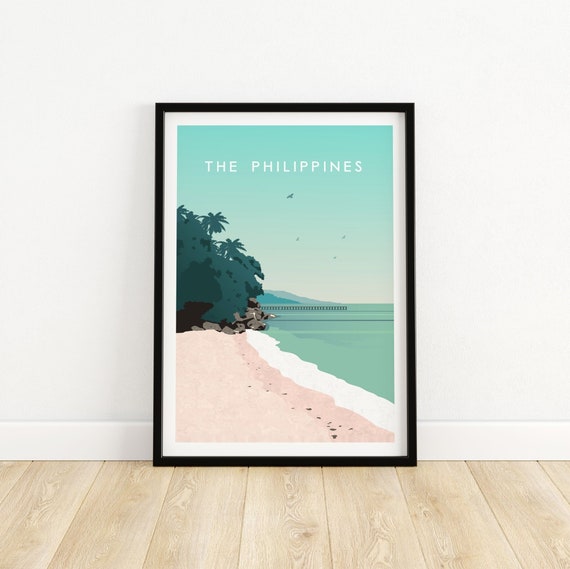 Philippines Poster Philippines Print Philippines Wall Art - Etsy