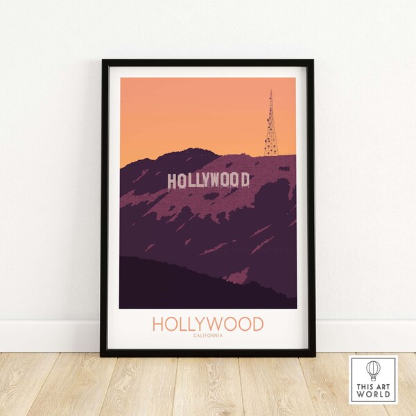 Hollywood Sign - Etsy