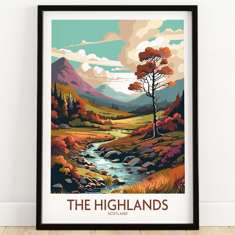 Scotland Poster - Etsy