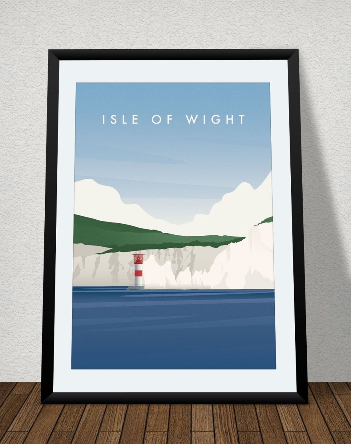 Isle of Wight Print Poster Wall Art The Needles Print | Etsy