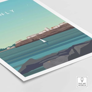 Manly Print | Manly Sydney Australia | Manly Poster | Manly Wall Art ...