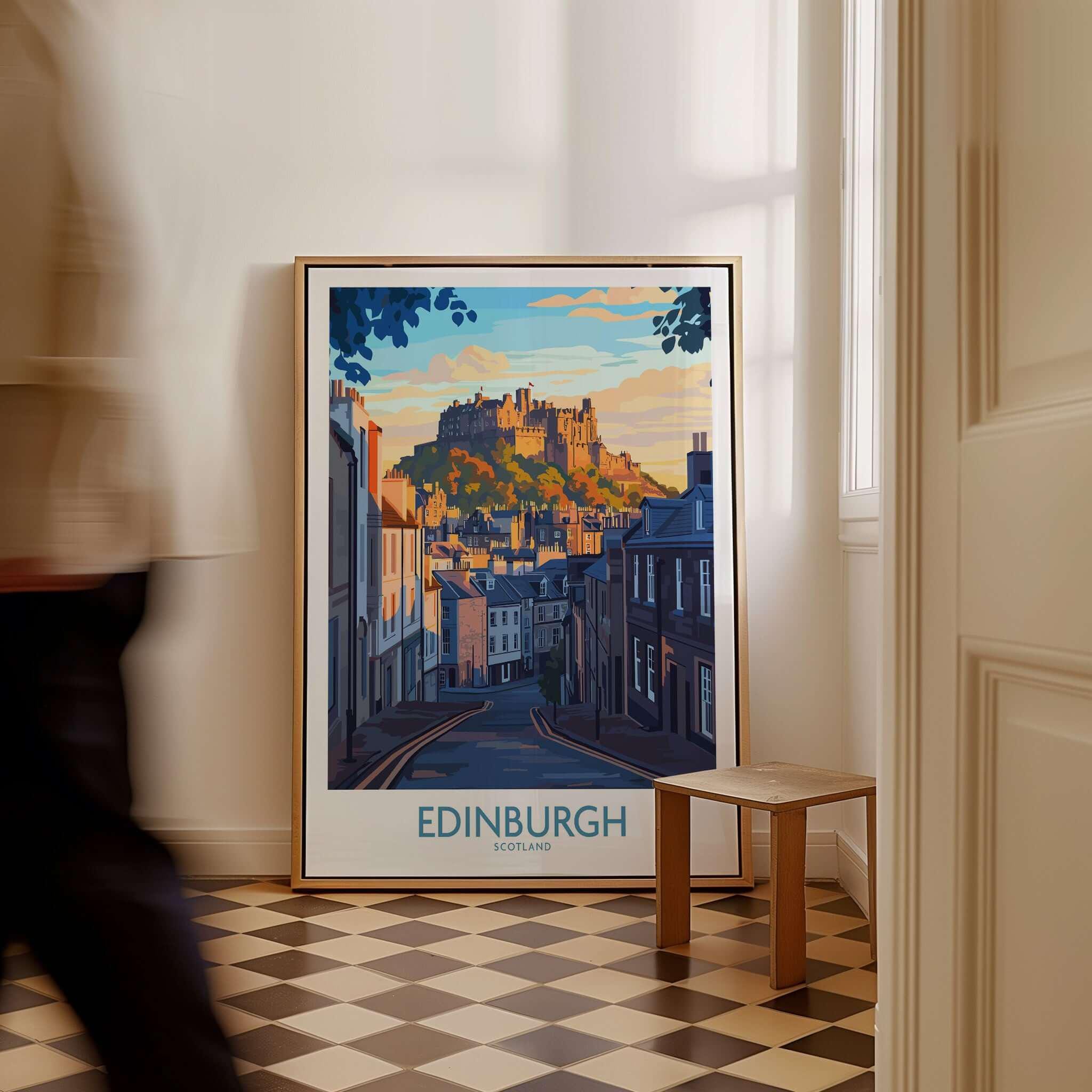 Edinburgh Wall Art Print Edinburgh Travel Print Wall Art Edinburgh Wall ...