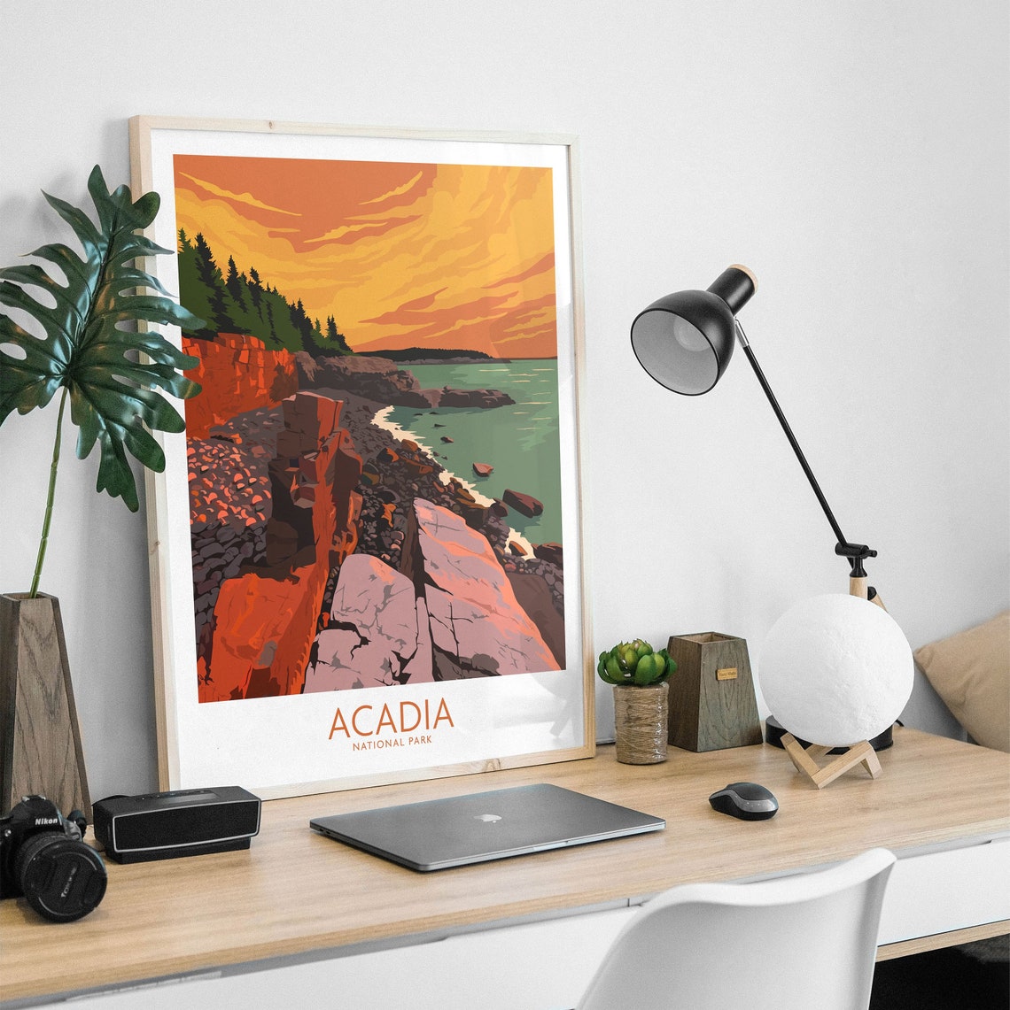 Acadia Print Acadia Wall Art Acadia Poster National Park | Etsy