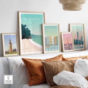 Philippines Travel Poster | Cebu Island Print | Philippines Wall Art ...