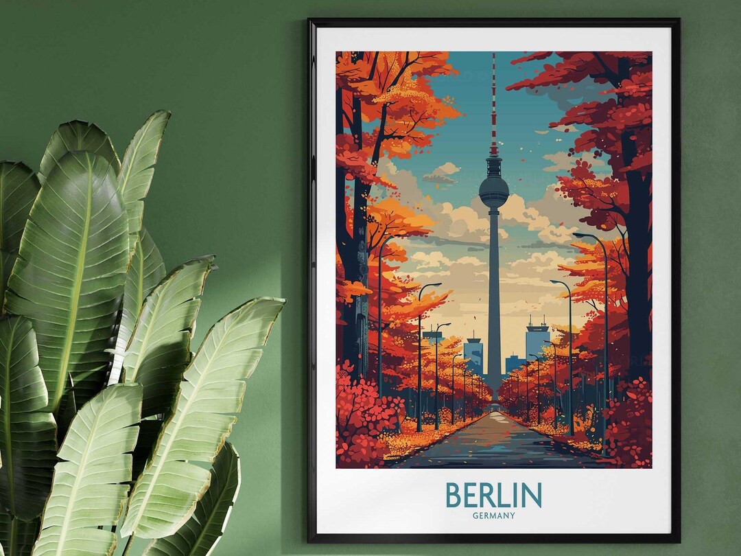 Berlin Art Print Germany Berlin Poster Wall Art Berlin Gift Home Decor ...