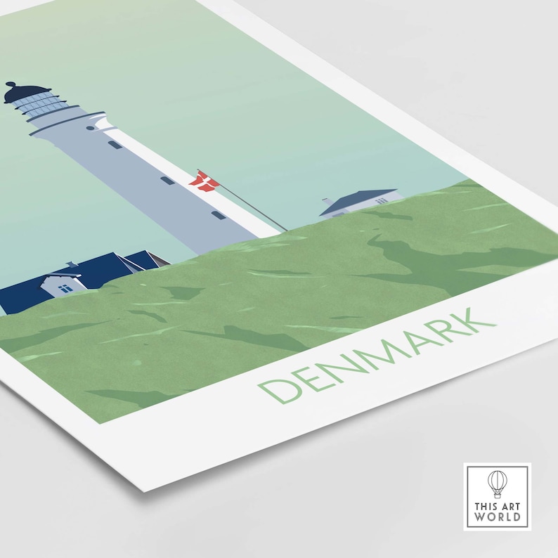 Denmark Poster Print Danish Wall Art Decor Denmark Gift - Etsy
