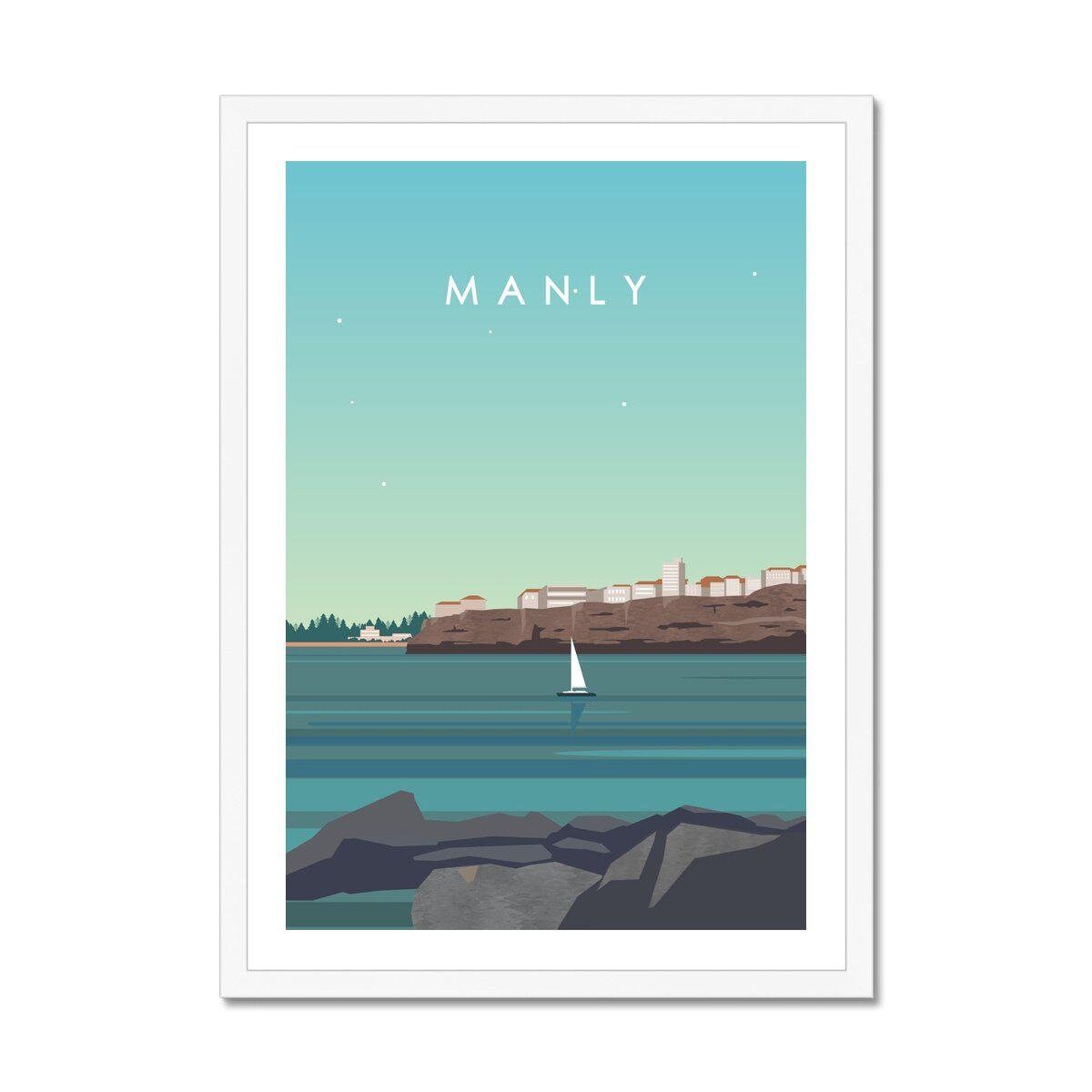Manly Print Manly Sydney Australia Manly Poster Manly | Etsy