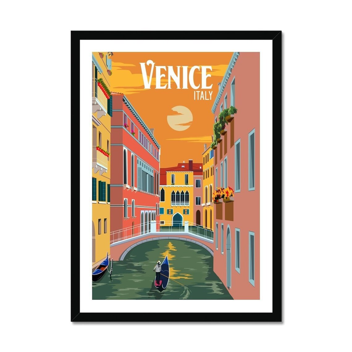 Venice Print Wall Art Poster Venice Poster Art Venice - Etsy