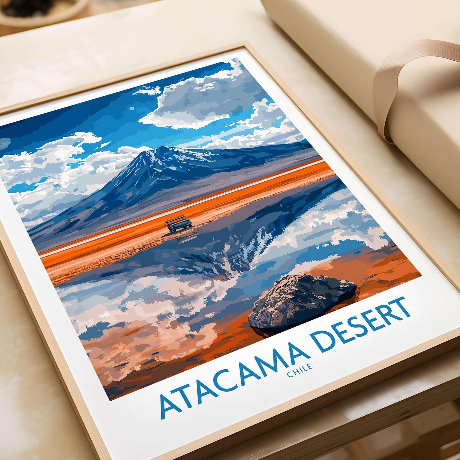 Atacama Desert Poster Travel Print Wall Art Atacama Desert Home Décor ...