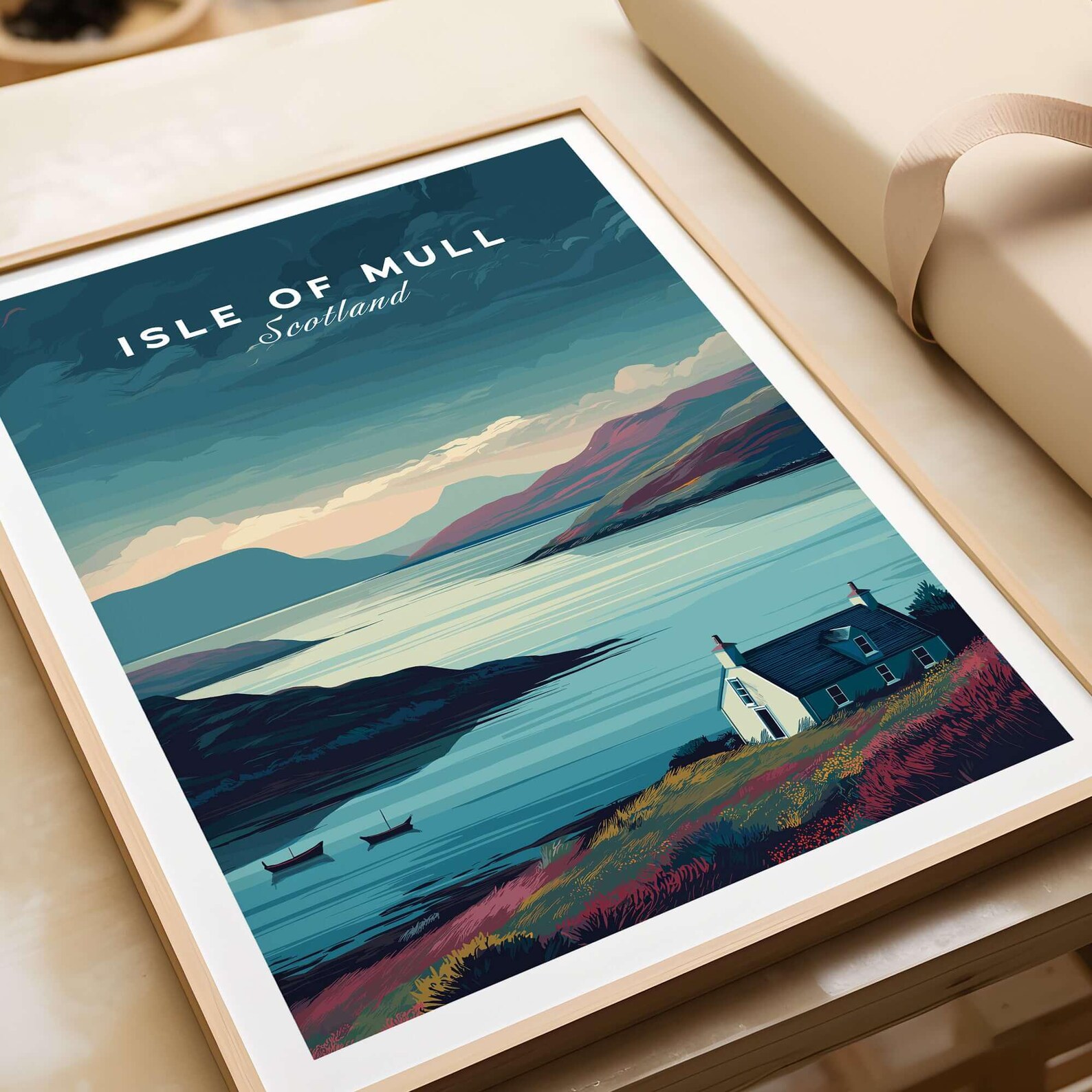 Isle of Mull Poster Scotland Print - Serene Scottish Wall Art Gift - Etsy