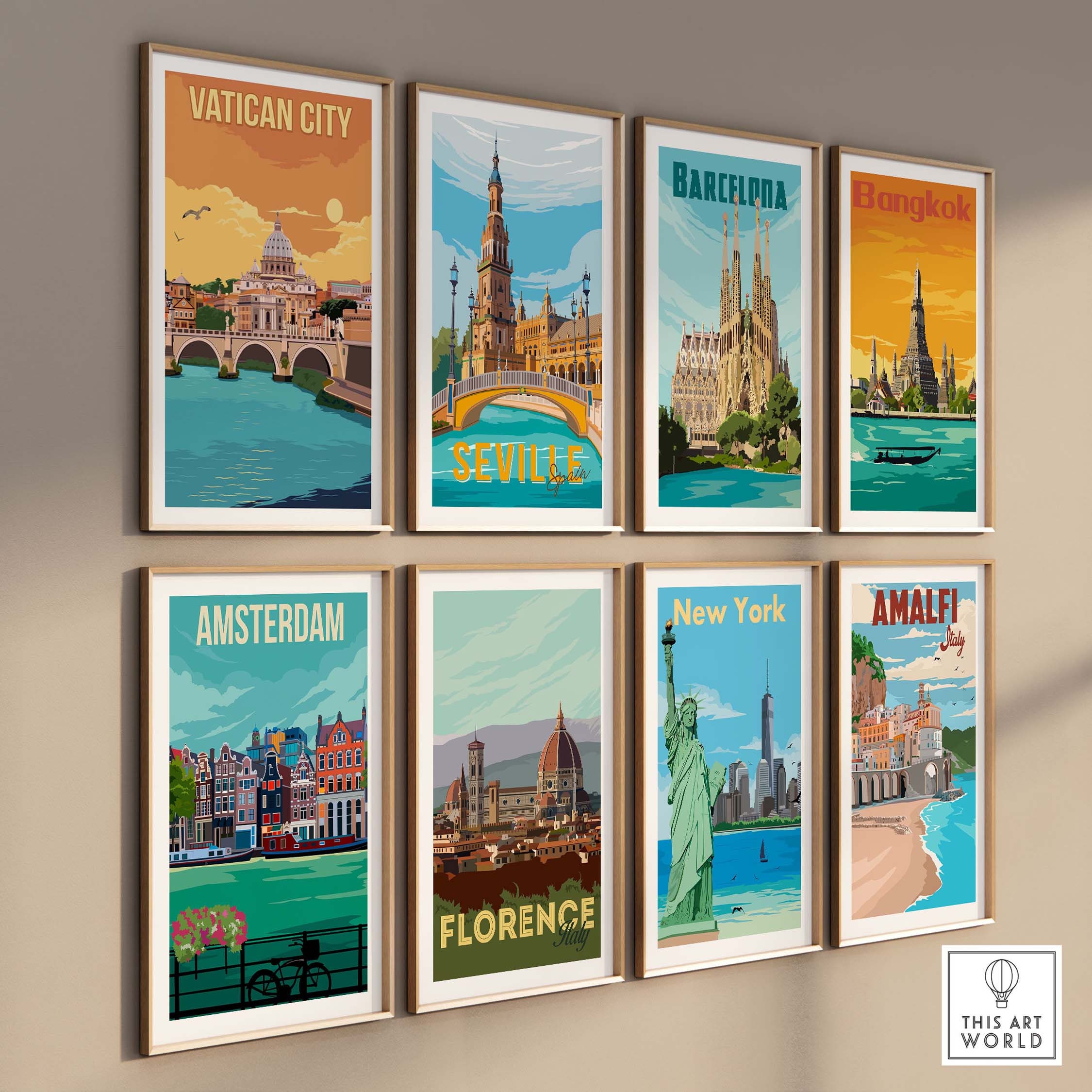 Vatican Print | Wall Art Poster | Vatican City | Rome Italy Home Decor ...