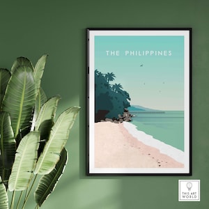 Philippines Poster | Philippines Print | Philippines Wall Art Decor ...