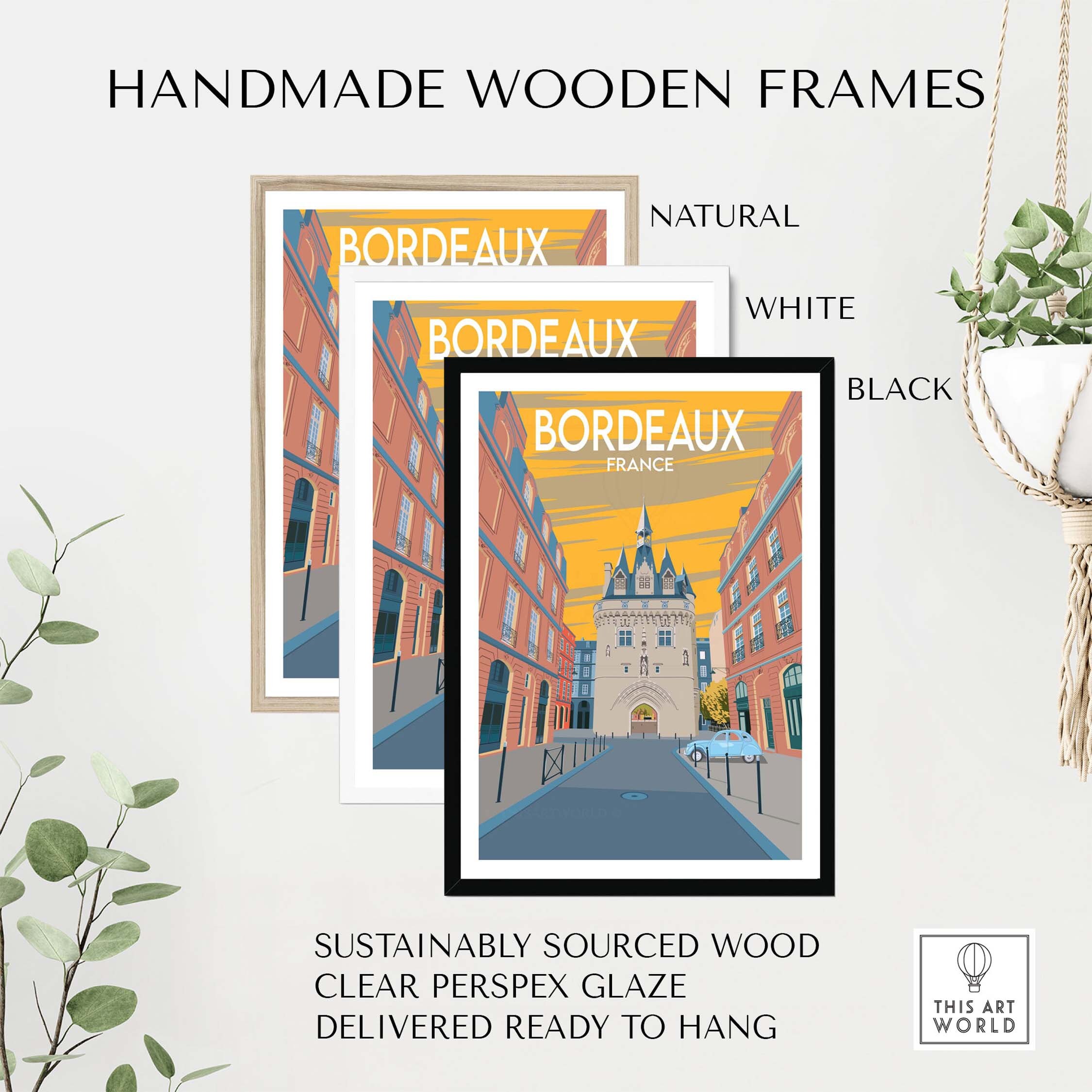 Bordeaux Poster Print | France Travel Poster | French Wall Art ...