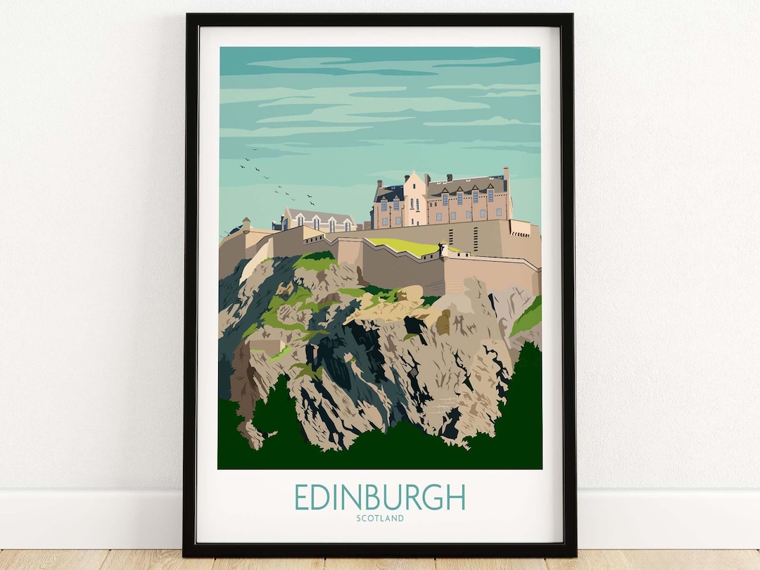 Edinburgh Print | Edinburgh Poster | Edinburgh Wall Art | Scotland ...