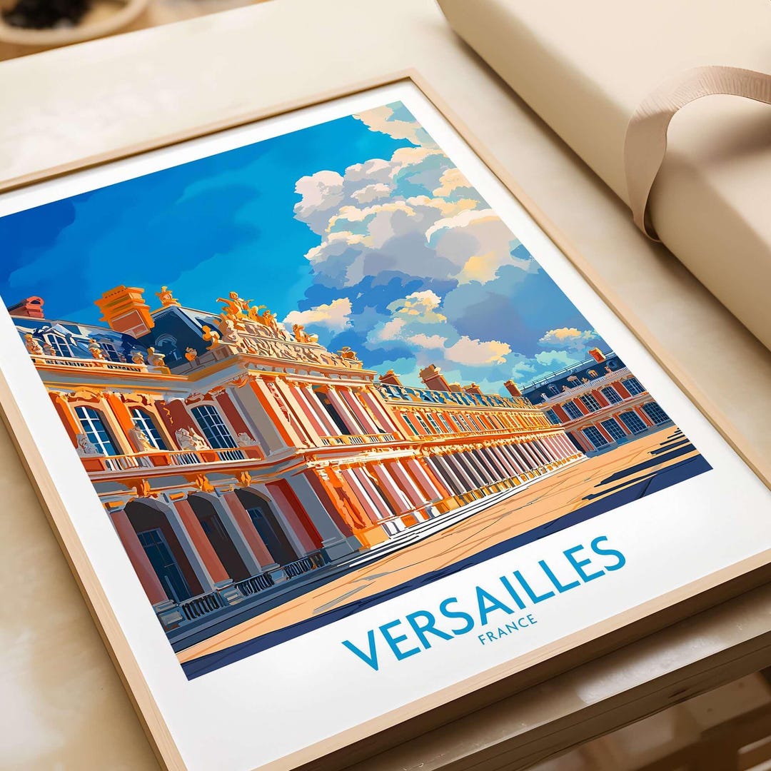 Versailles Poster France Versailles Art Print Travel Print | Home Décor ...
