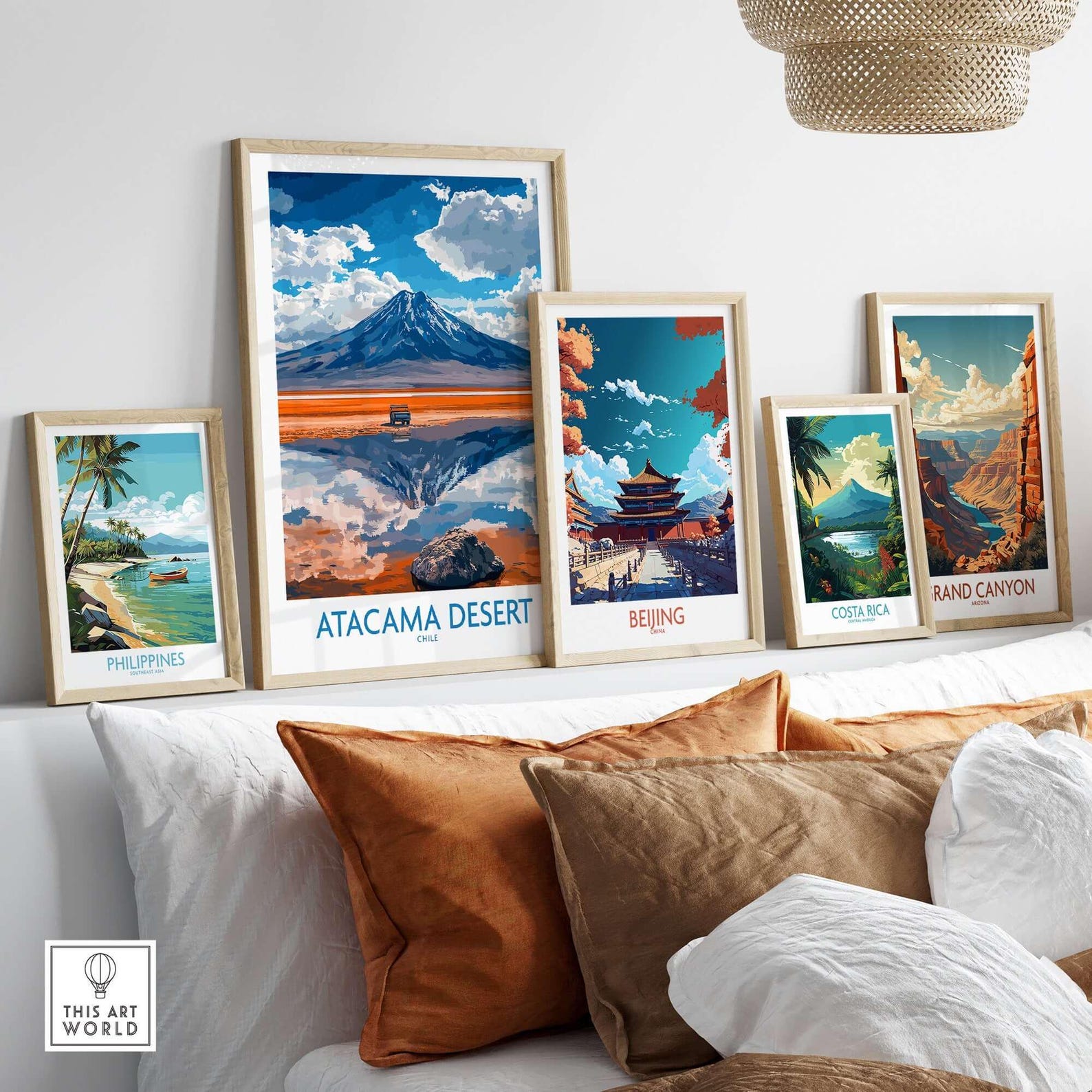 Atacama Desert Poster Travel Print Wall Art Atacama Desert Home Décor ...