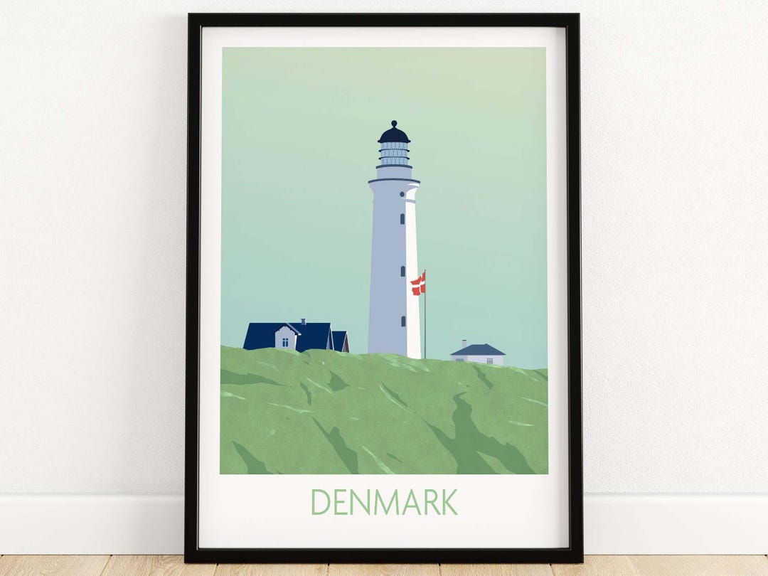 Denmark Poster Print | Danish Wall Art Decor | Denmark Gift Idea ...