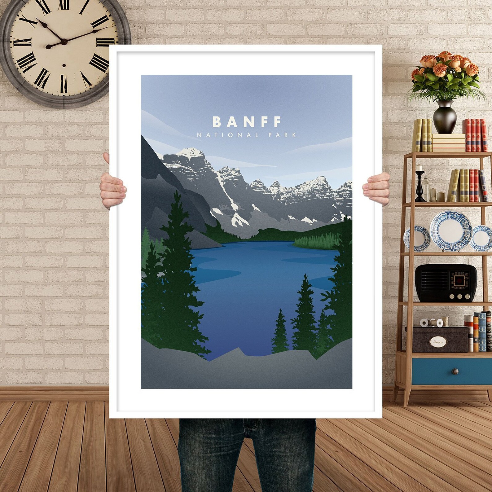Banff Print National Park Poster Banff Wall Art Canada | Etsy