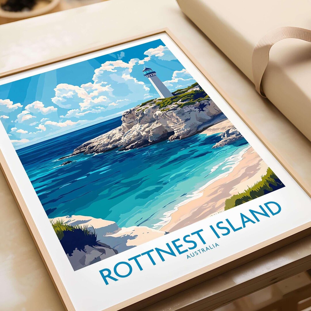 Rottnest Island Print Rottnest Island Wall Art Print Rottnest Island ...