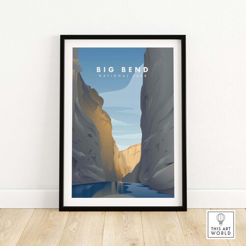 Big Bend National Park Poster Print Travel Print Travel - Etsy