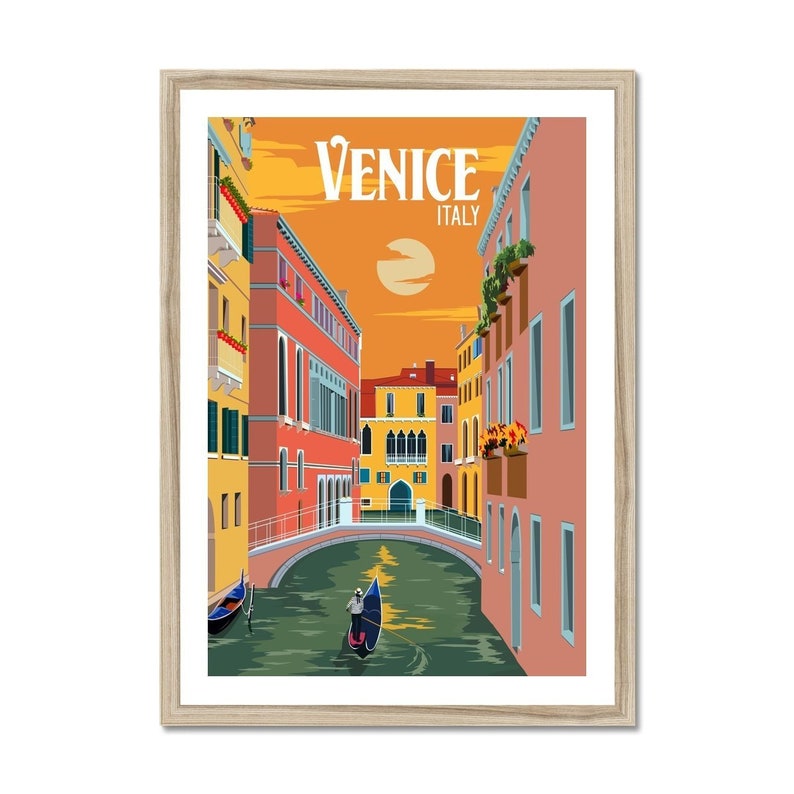 Venice Print Wall Art Poster Venice Poster Art Venice - Etsy