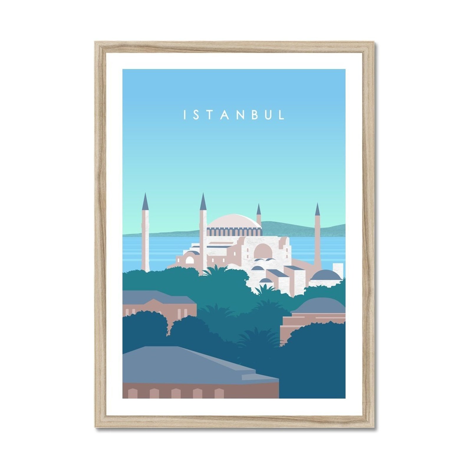 Istanbul Poster Istanbul Travel Poster Istanbul Wall Art | Etsy